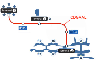 The CDGVAL - Car park Guide | Onepark