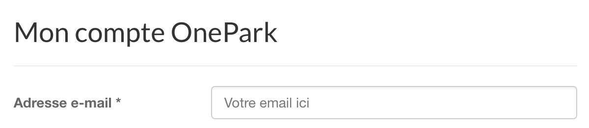 Contactez Onepark | Onepark